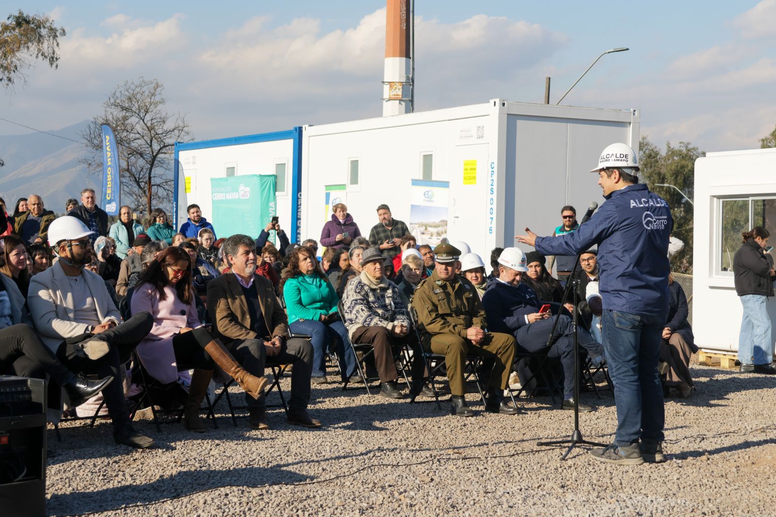 Primera Piedra marca inicio de las obras de mejoramiento del Parque Cerro Navia - Municipalidad ...